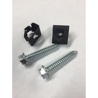 Arm Rest Screw & Clip Kit, (Includes 4 Screws & 4 Clips) for 1961-66 F ...