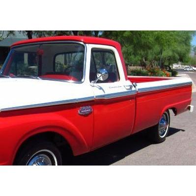 Body side trim molding, complete 10 pc. kit (with clips) Fits LONG bed ...