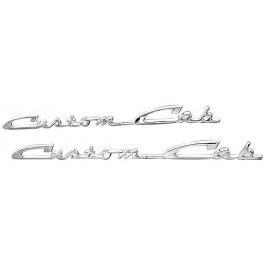 Custom Cab Door Emblems, CHROME, (sold in pairs) 1957-60 – Carolina ...